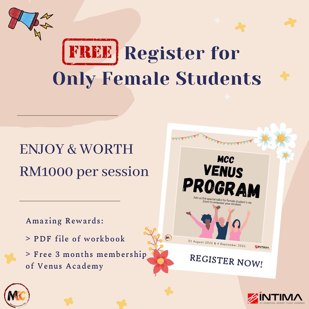 MCC Venus Program • MYC! Malaysian Youth Community