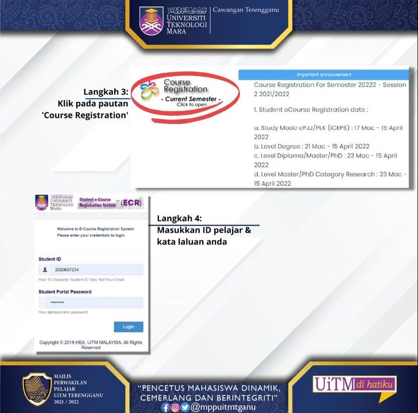 PENDAFTARAN KURSUS KOD PROGRAM • MYC! Malaysian Youth Community