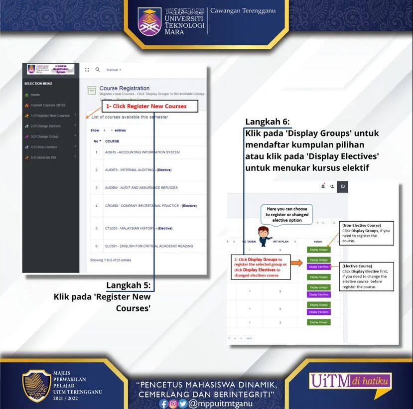 PENDAFTARAN KURSUS KOD PROGRAM • MYC! Malaysian Youth Community